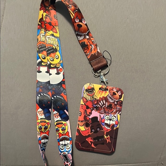 Accessories | Fnaf Five Nights At Freddys Lanyard And Id Card Holder ...